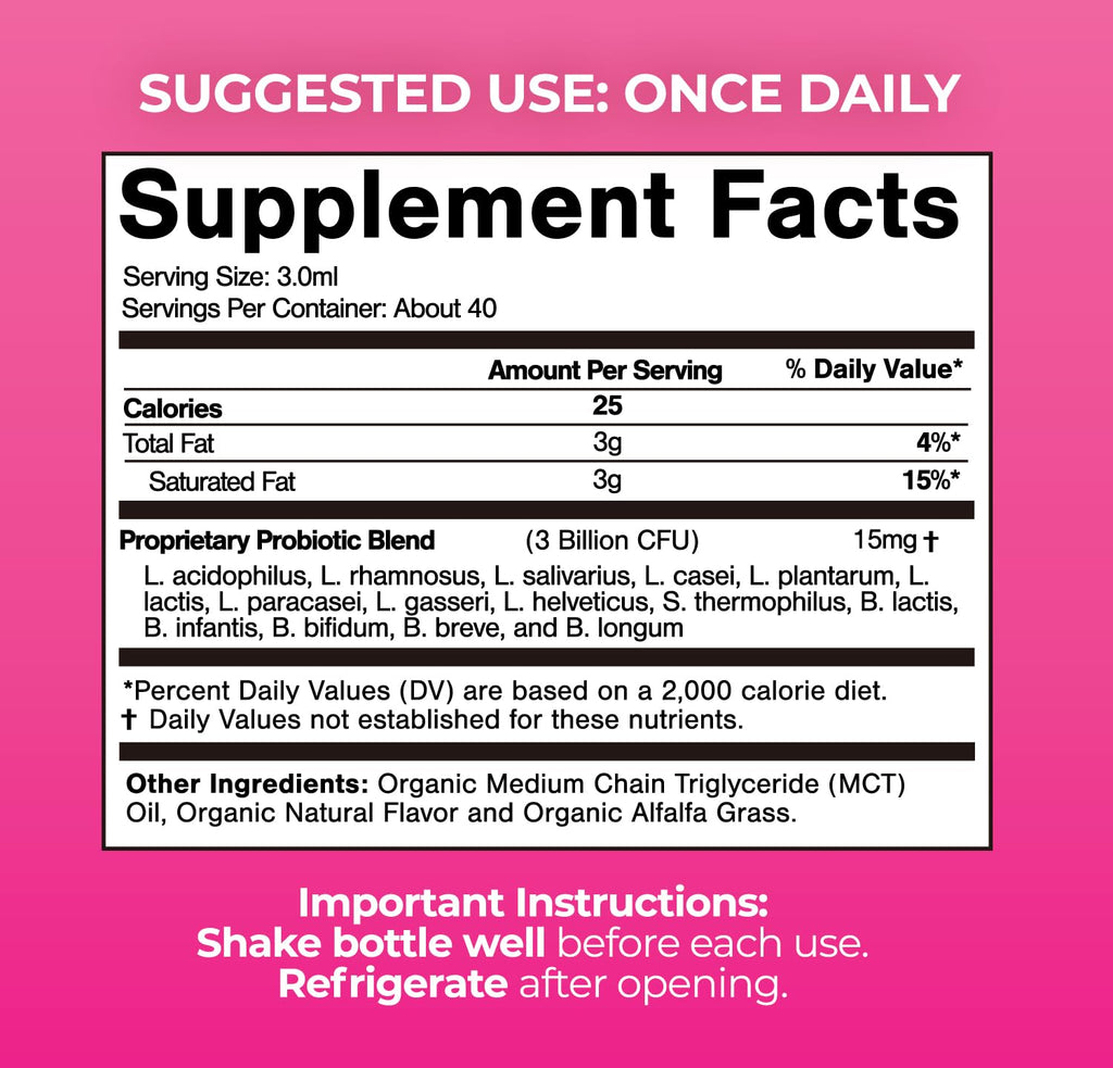 40 servings of digestive health probiotics