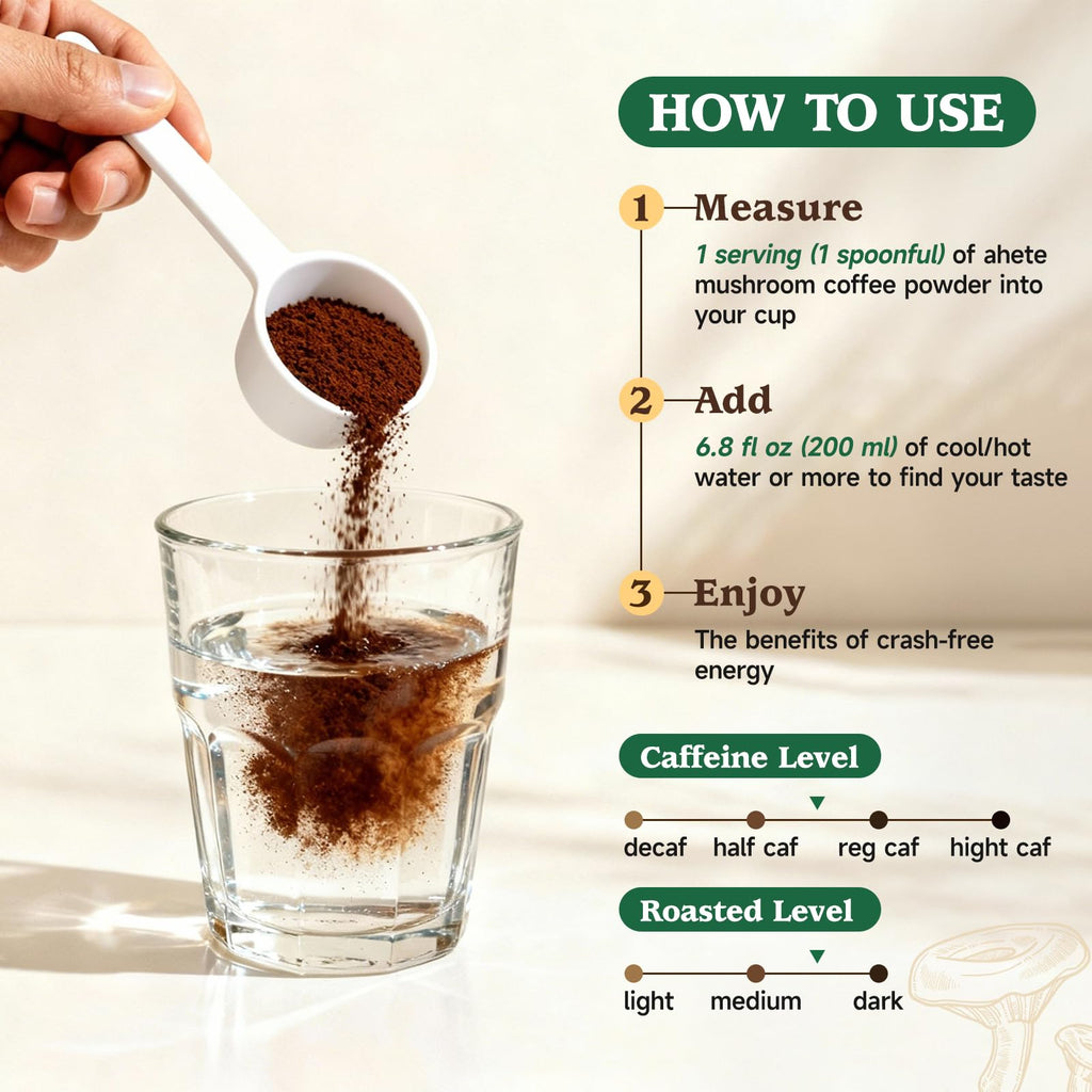 40 servings of mushroom coffee