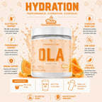 40 servings of OLA electrolyte powder