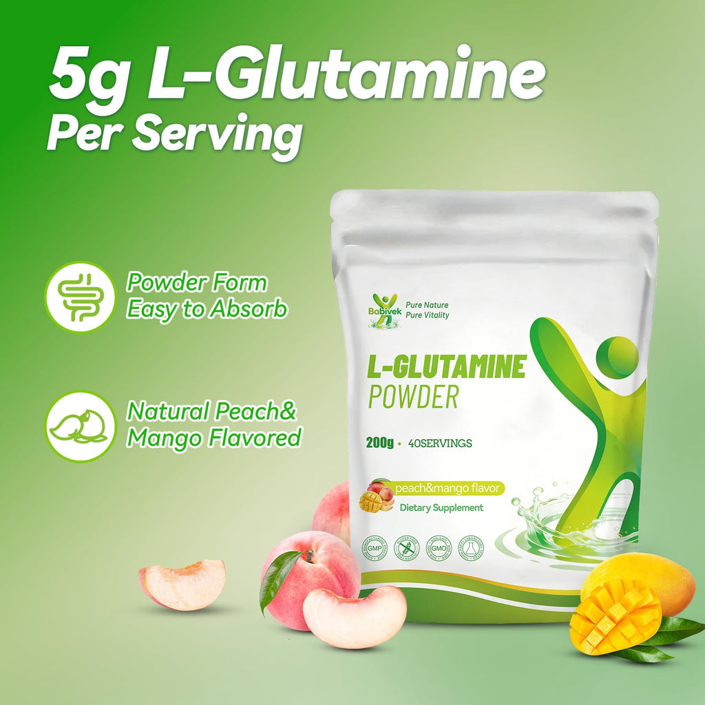40 servings of pure L-Glutamine