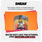40 servings of SNEAK energy