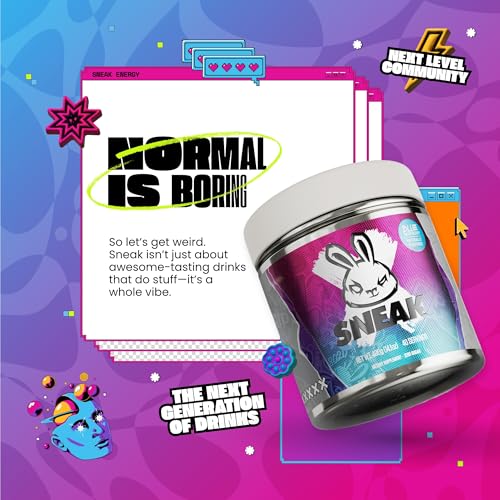 40 servings of SNEAK energy