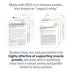 40 servings of vegan protein powder
