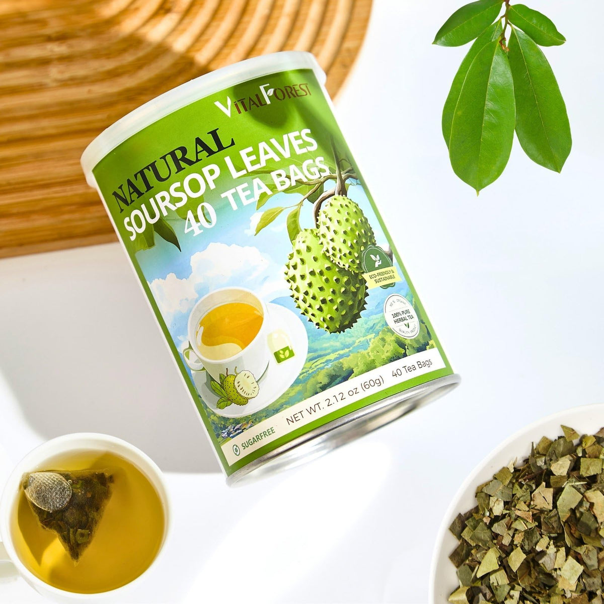 40 tea bags for daily use