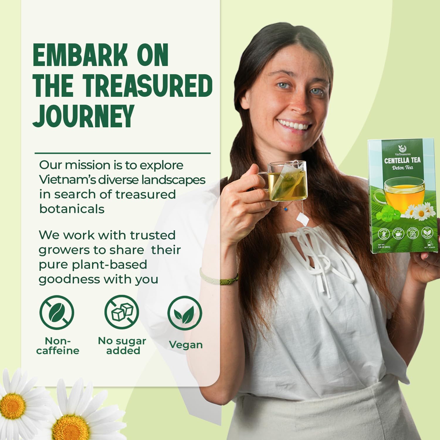 40 tea bags of Centella goodness