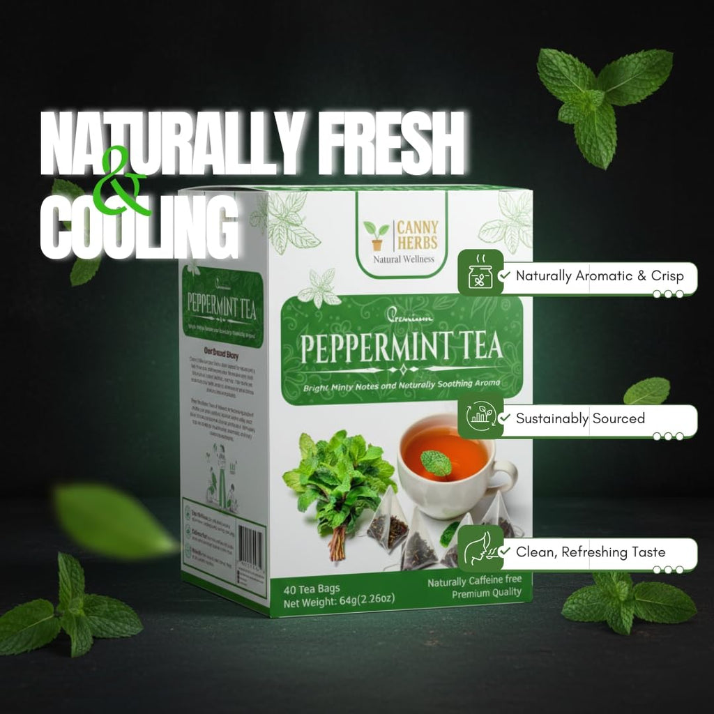 40 tea bags of peppermint goodness