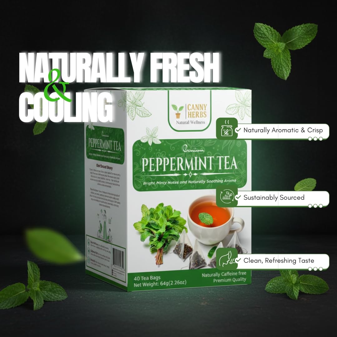 40 tea bags of peppermint goodness