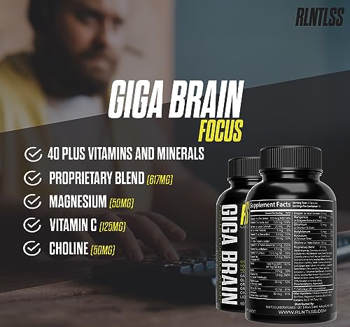 40+ vitamins and minerals for brain support