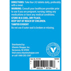 400 IU calcium citrate for optimal absorption