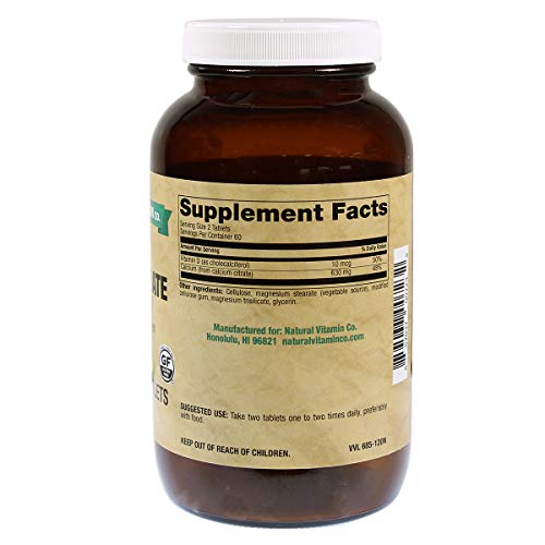400 IU vitamin D3 for absorption