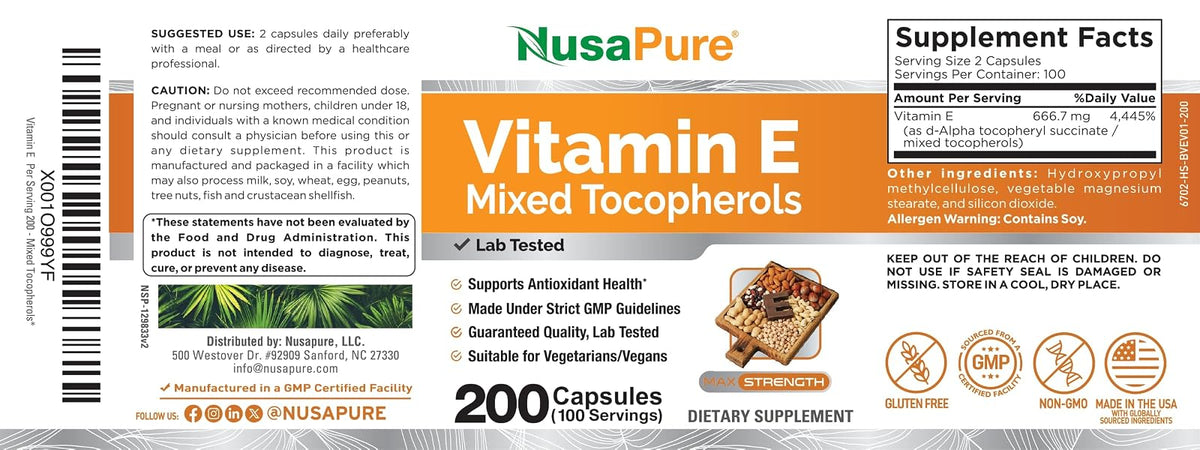 400 IU vitamin e for immunity