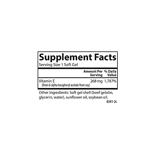 400 IU vitamin E supplement