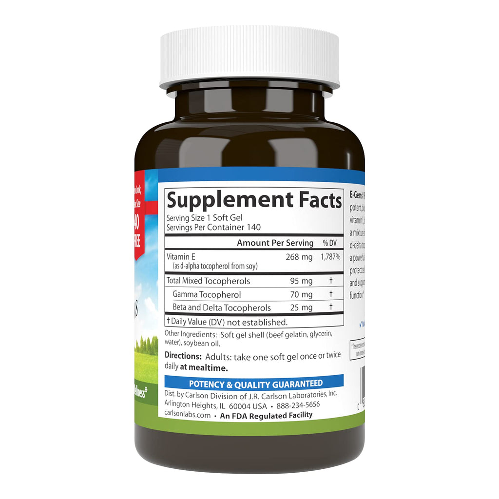 400 IU vitamin E supplement