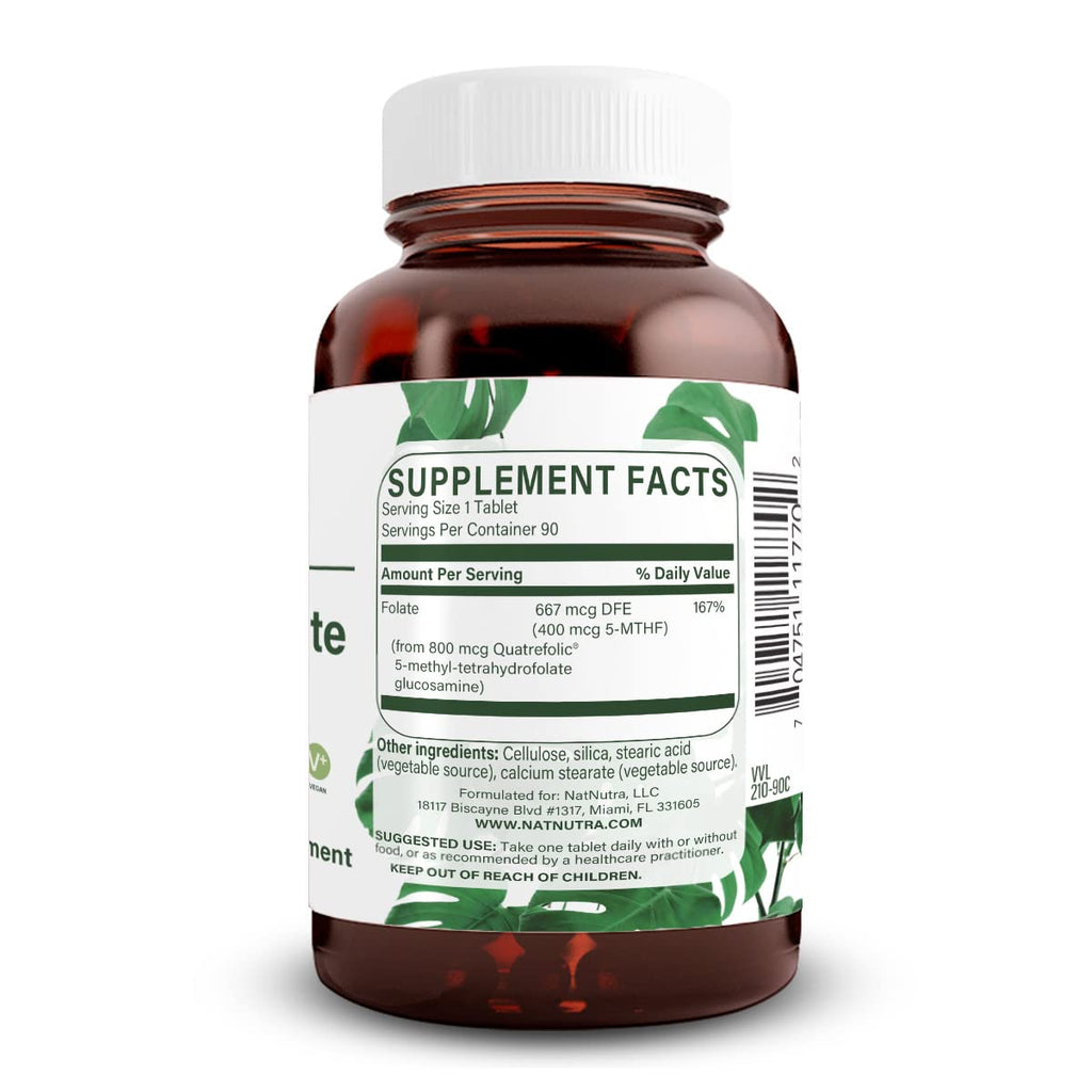 400 mcg active methyl folate tablets