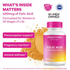 400 mcg folic acid for pregnancy