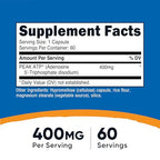 400 mg ATP capsules for performance