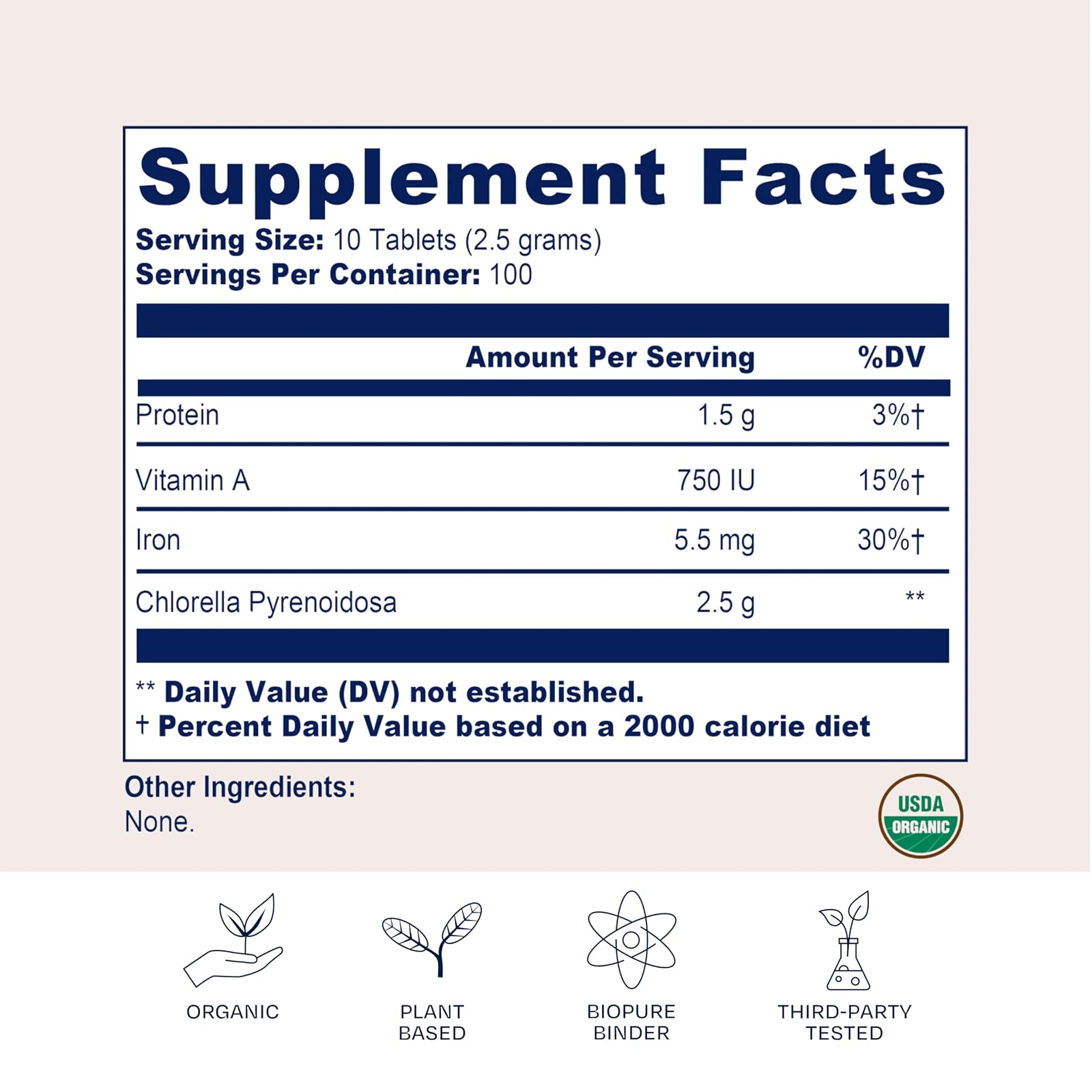 400 mg chlorella for detox support