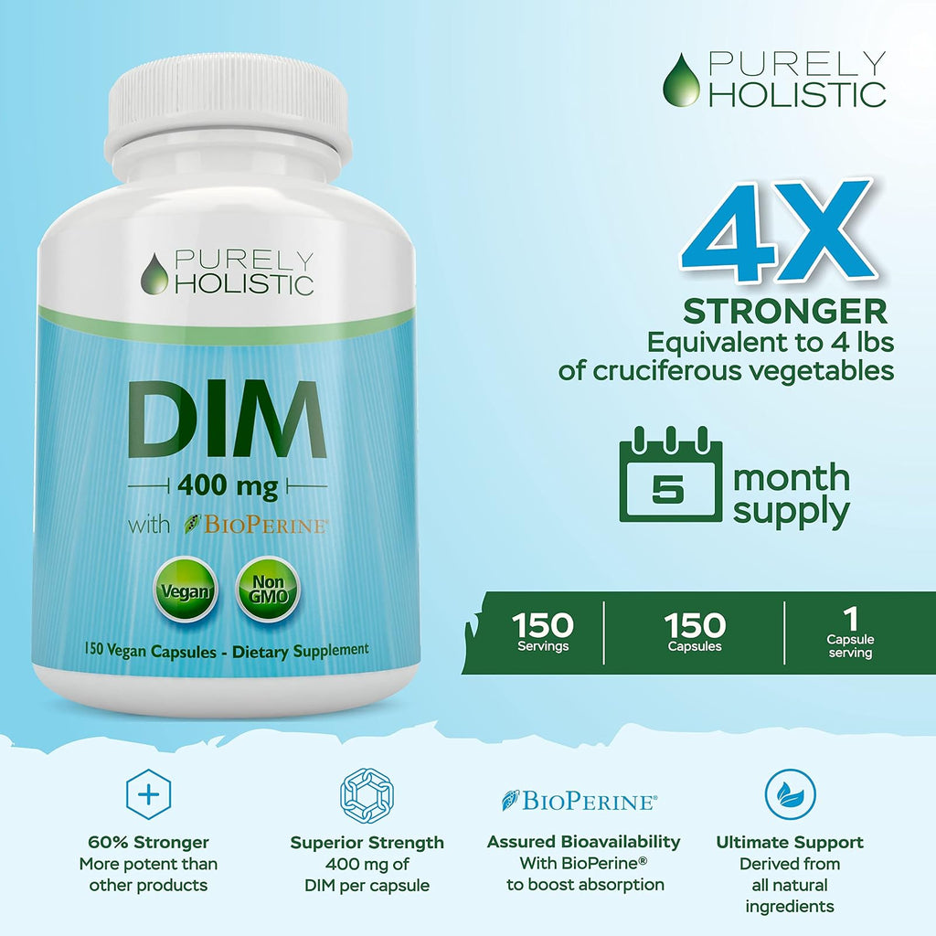 400 mg DIM capsules for wellness