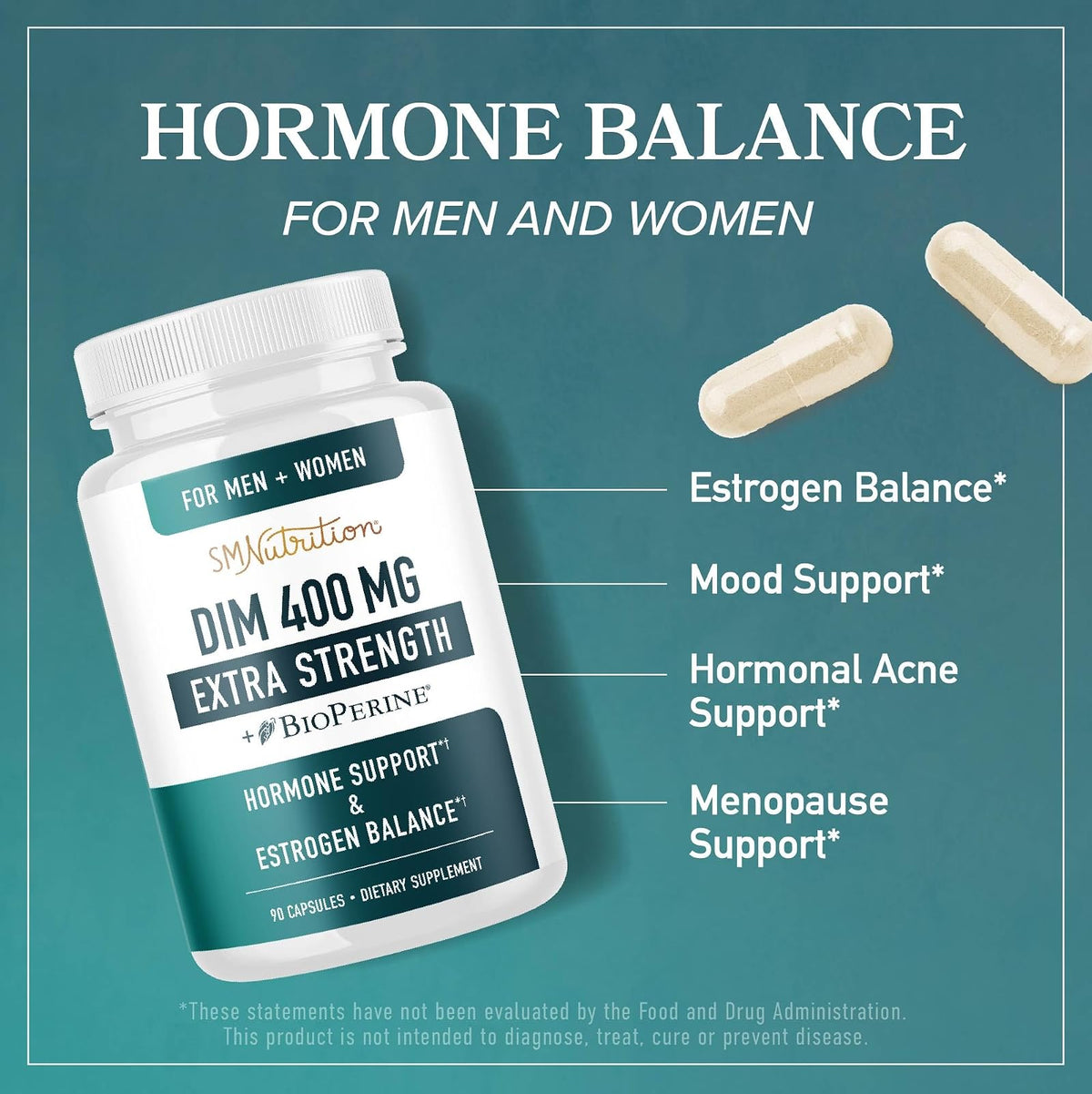 400 mg DIM capsules for wellness