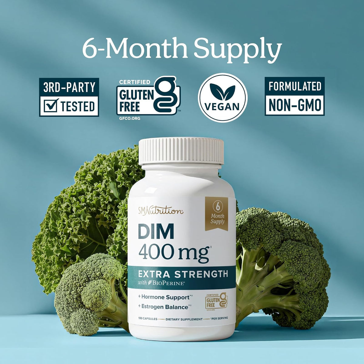 400 mg DIM capsules for wellness