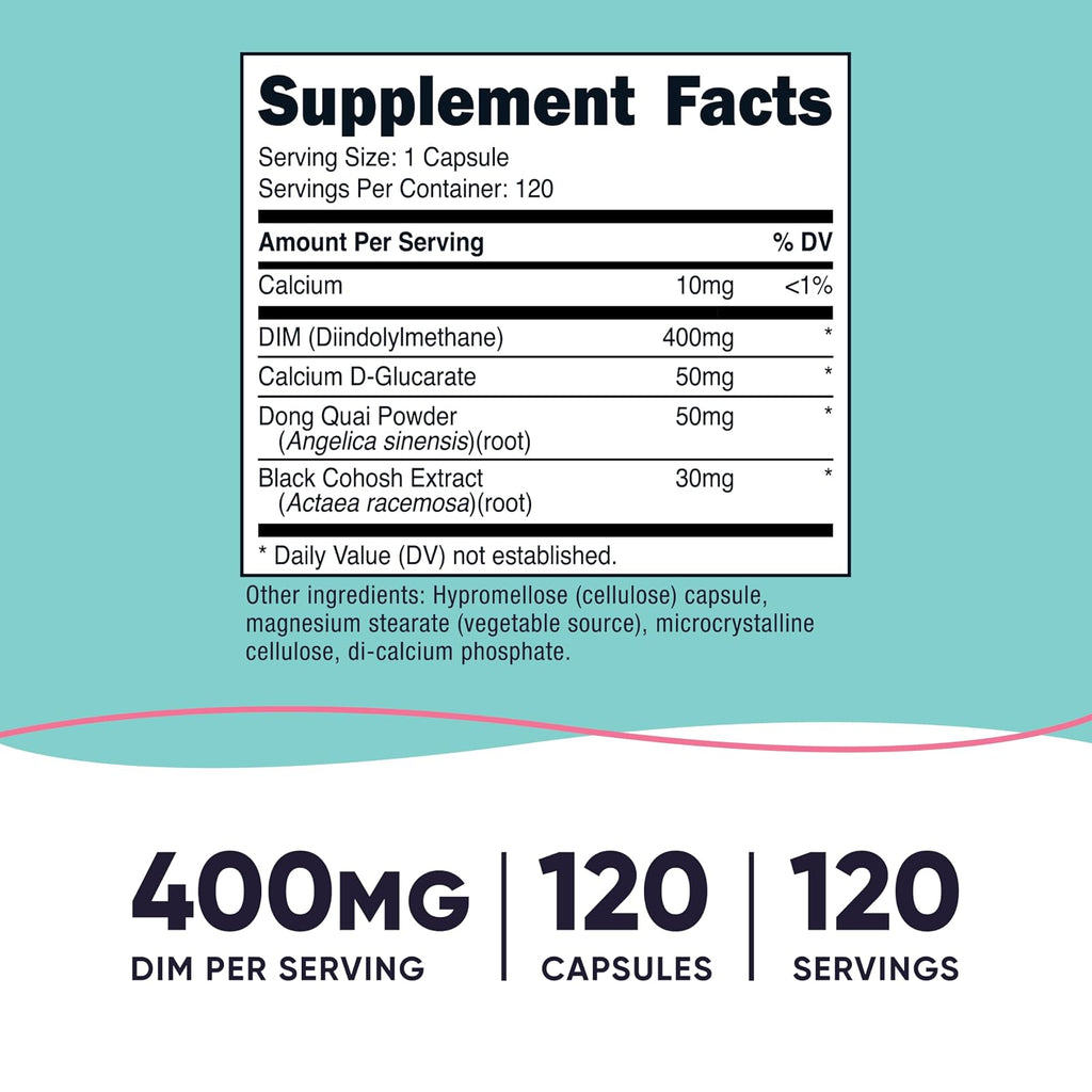 400 mg DIM multivitamin for men