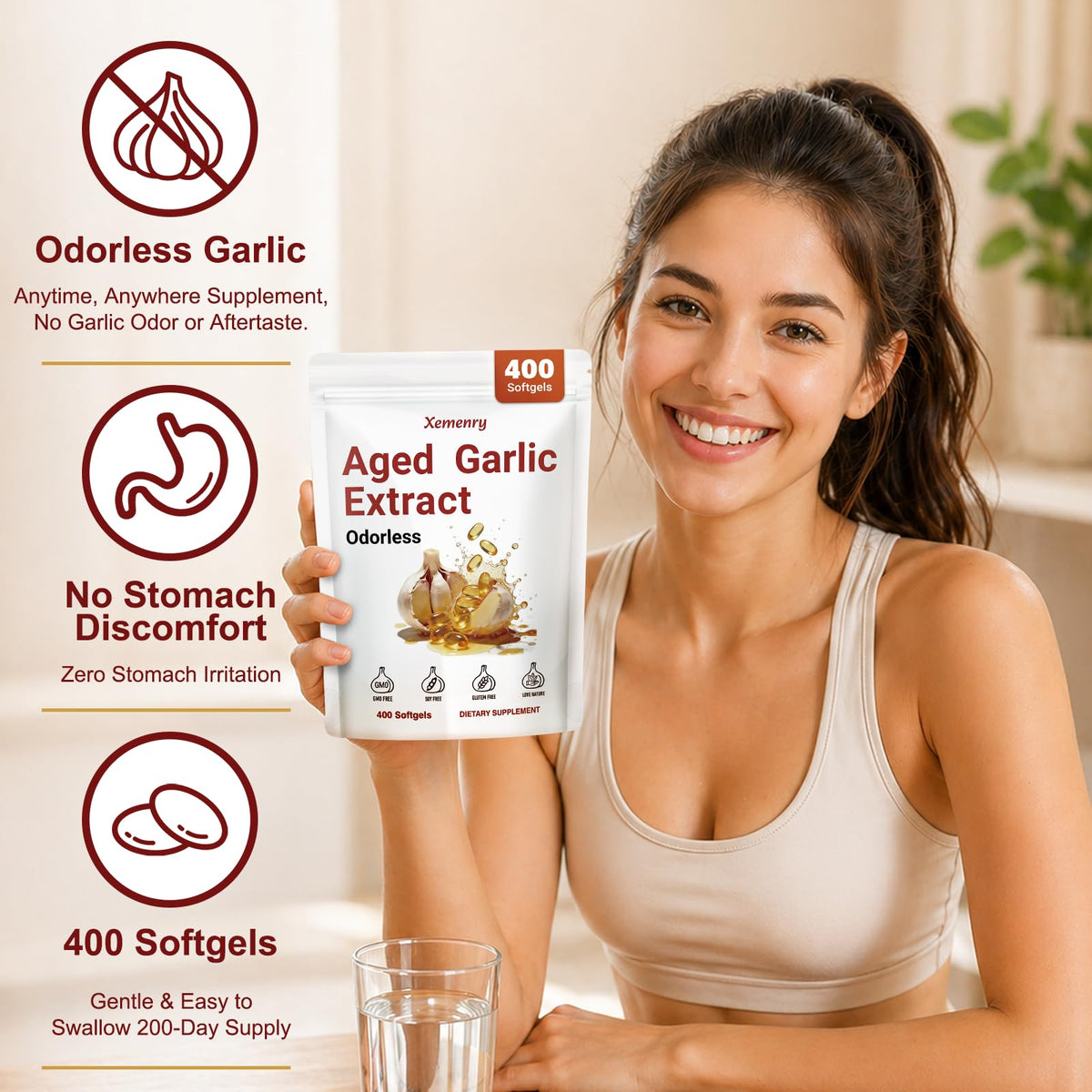400 mg garlic extract health benefits