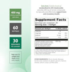 400 mg Gotu Kola herbal supplement