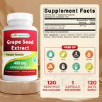 400 mg grapeseed extract for health