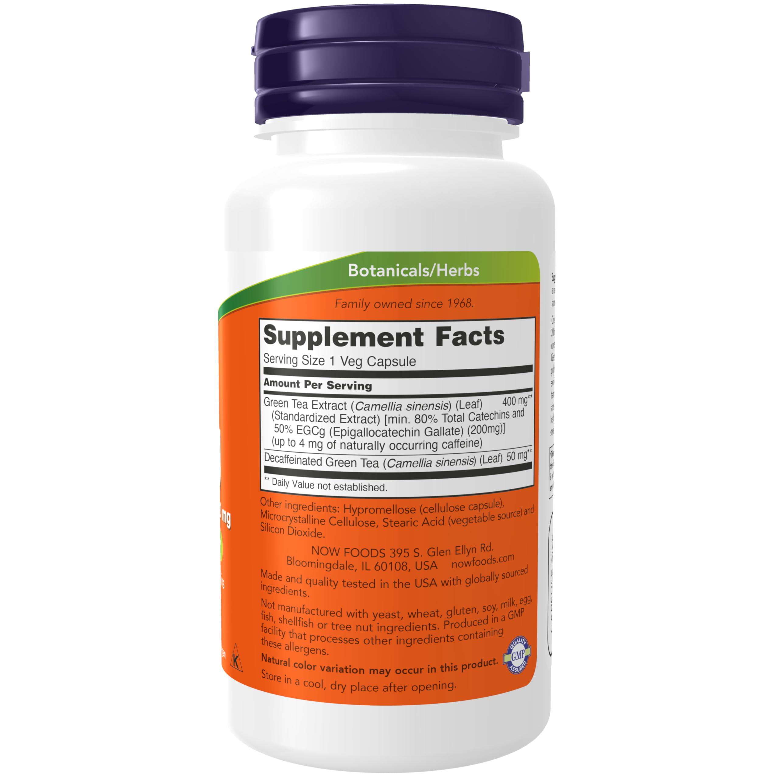 400 mg green tea supplement