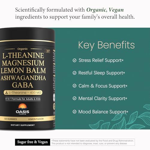 400 mg L-Theanine gummy supplement