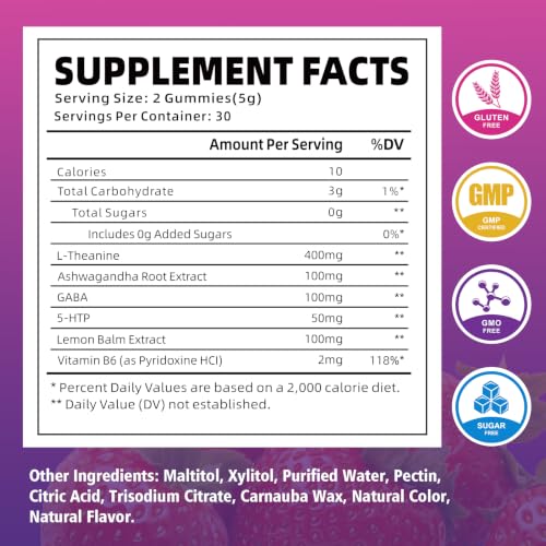 400 mg L-Theanine multivitamins