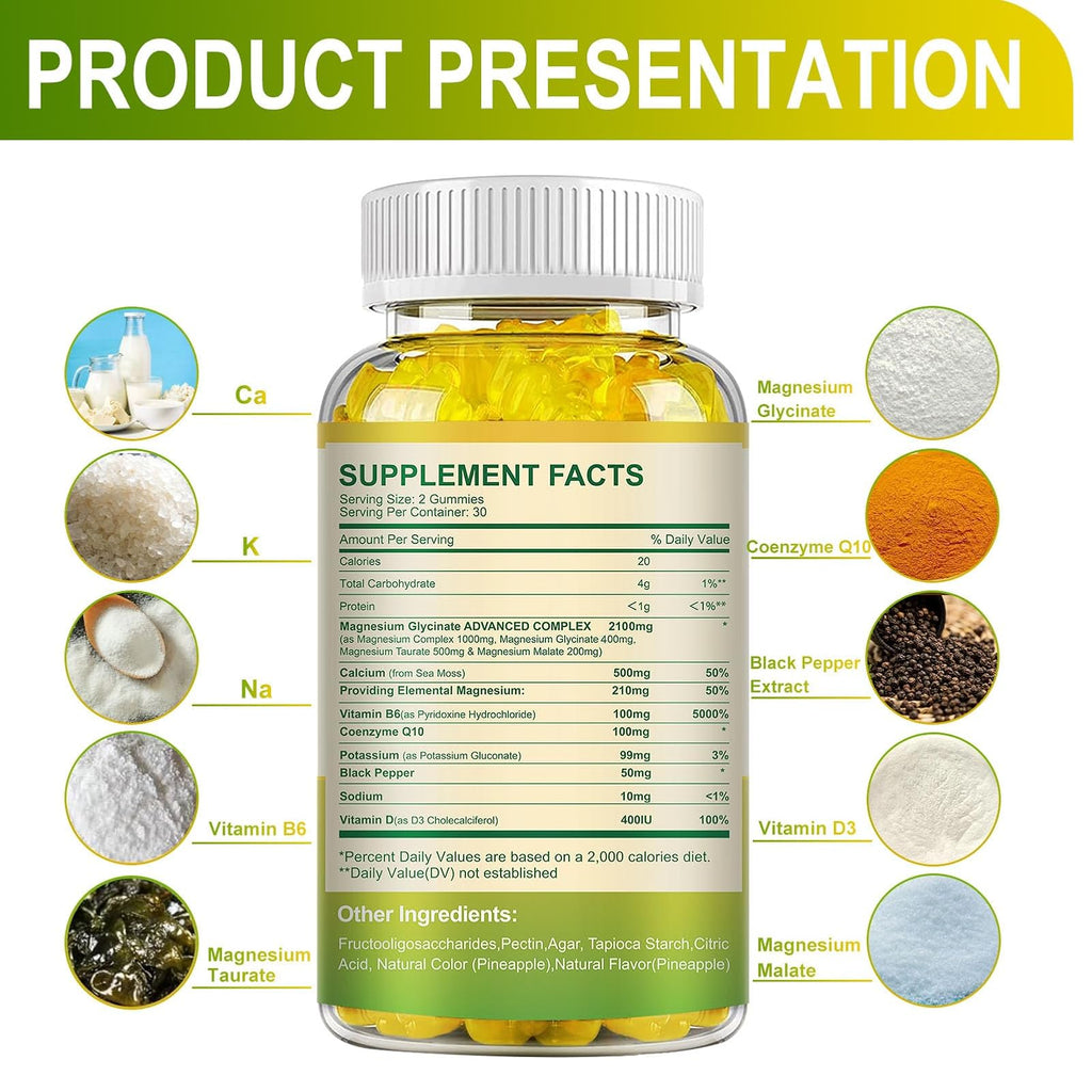 400 mg magnesium bisglycinate gummies