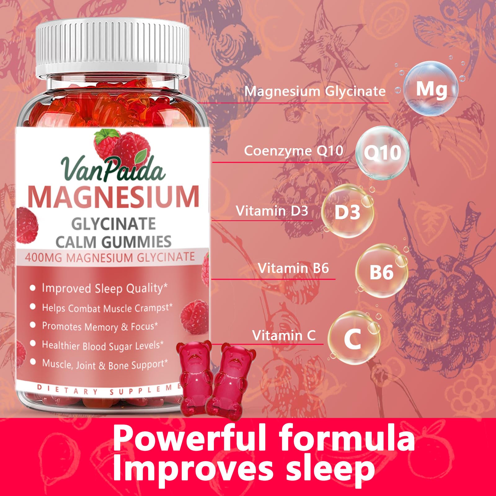 400 mg magnesium bisglycinate gummies