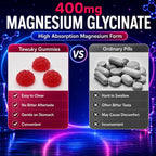 400 mg magnesium bisglycinate in each gummy