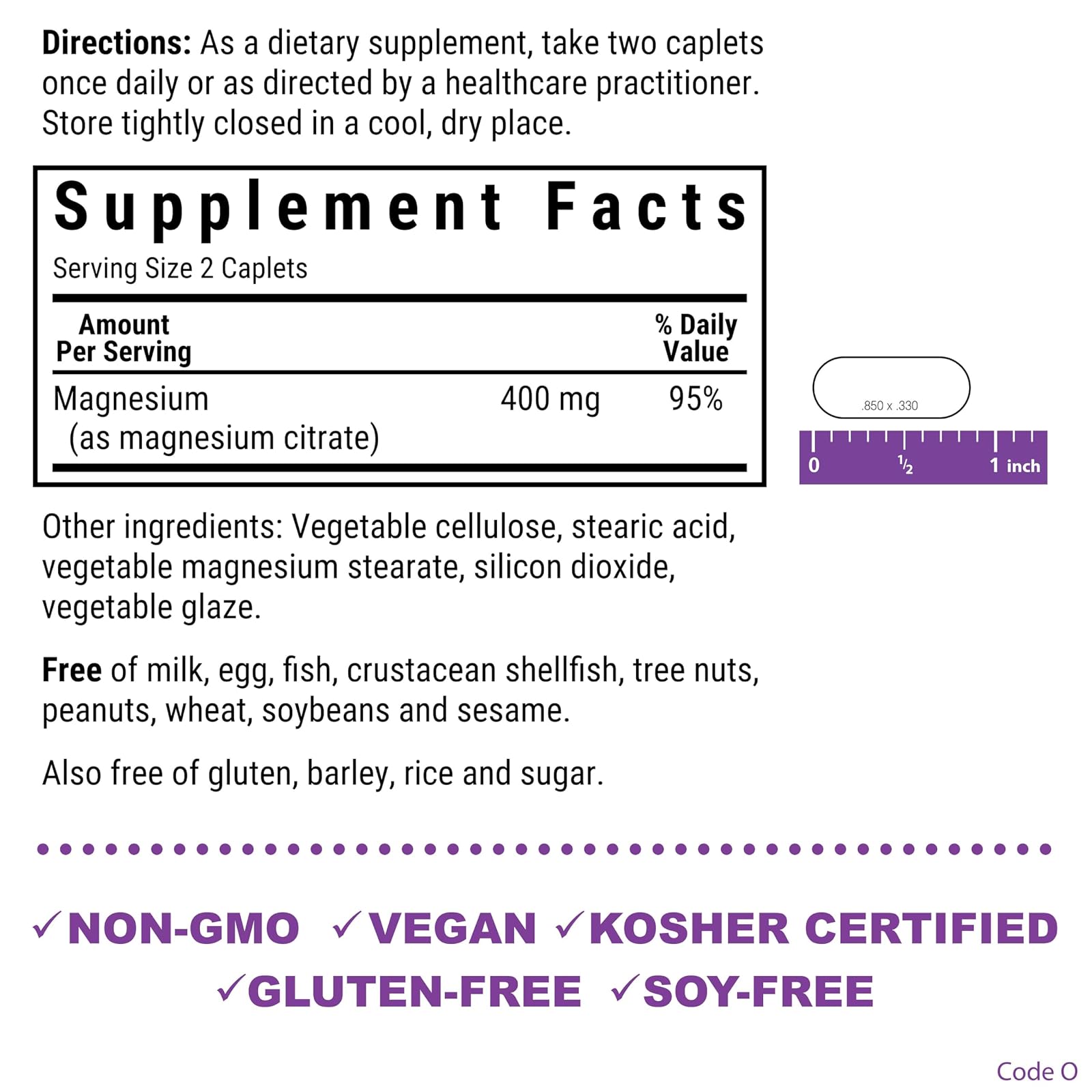 400 mg magnesium caplets for sleep