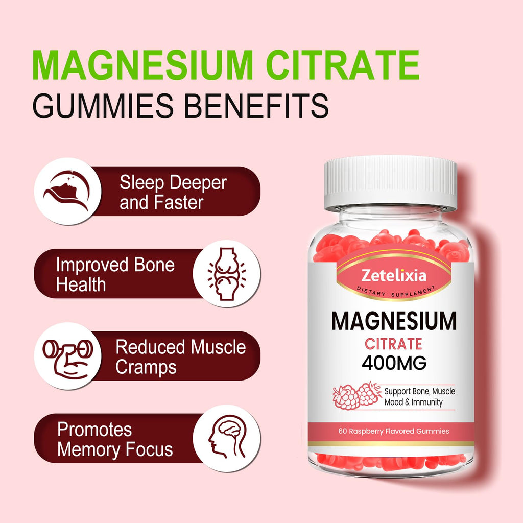 400 mg magnesium citrate health benefits