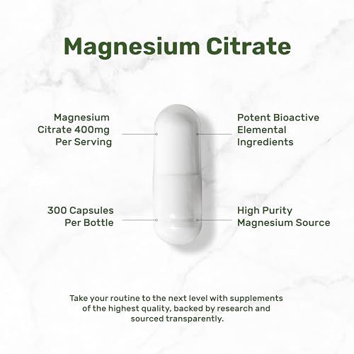 400 mg magnesium citrate supplement