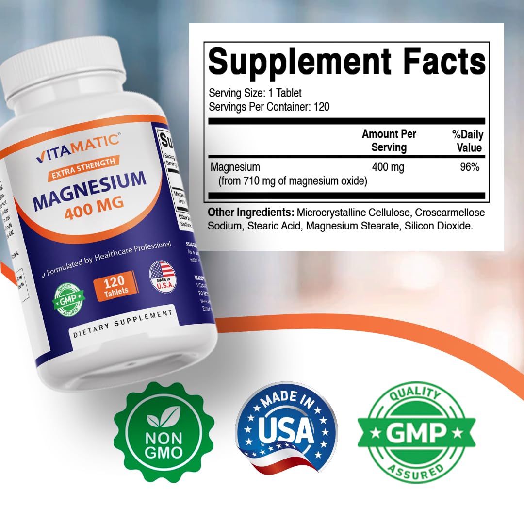 400 mg magnesium for muscle health