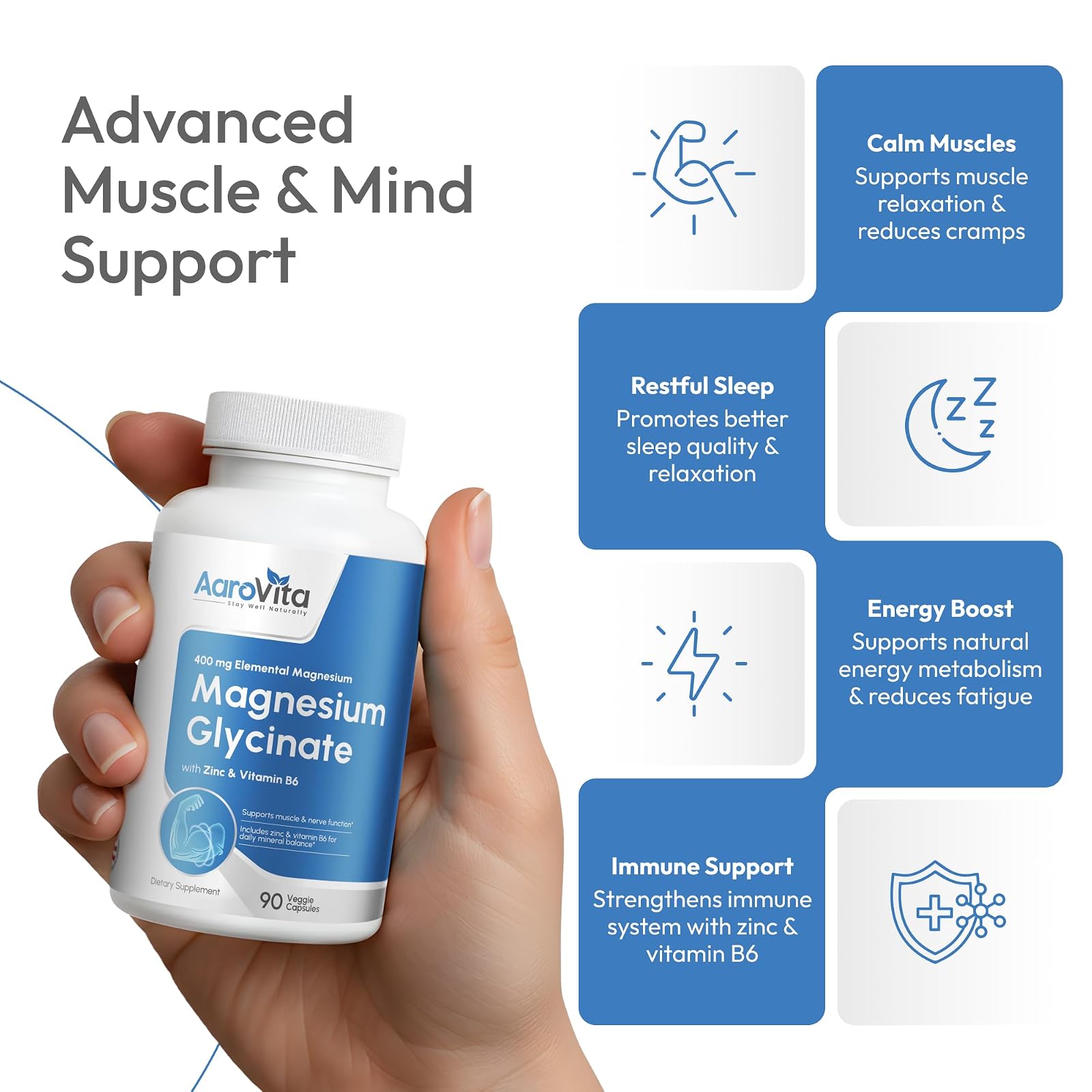 400 mg magnesium for muscle relaxation