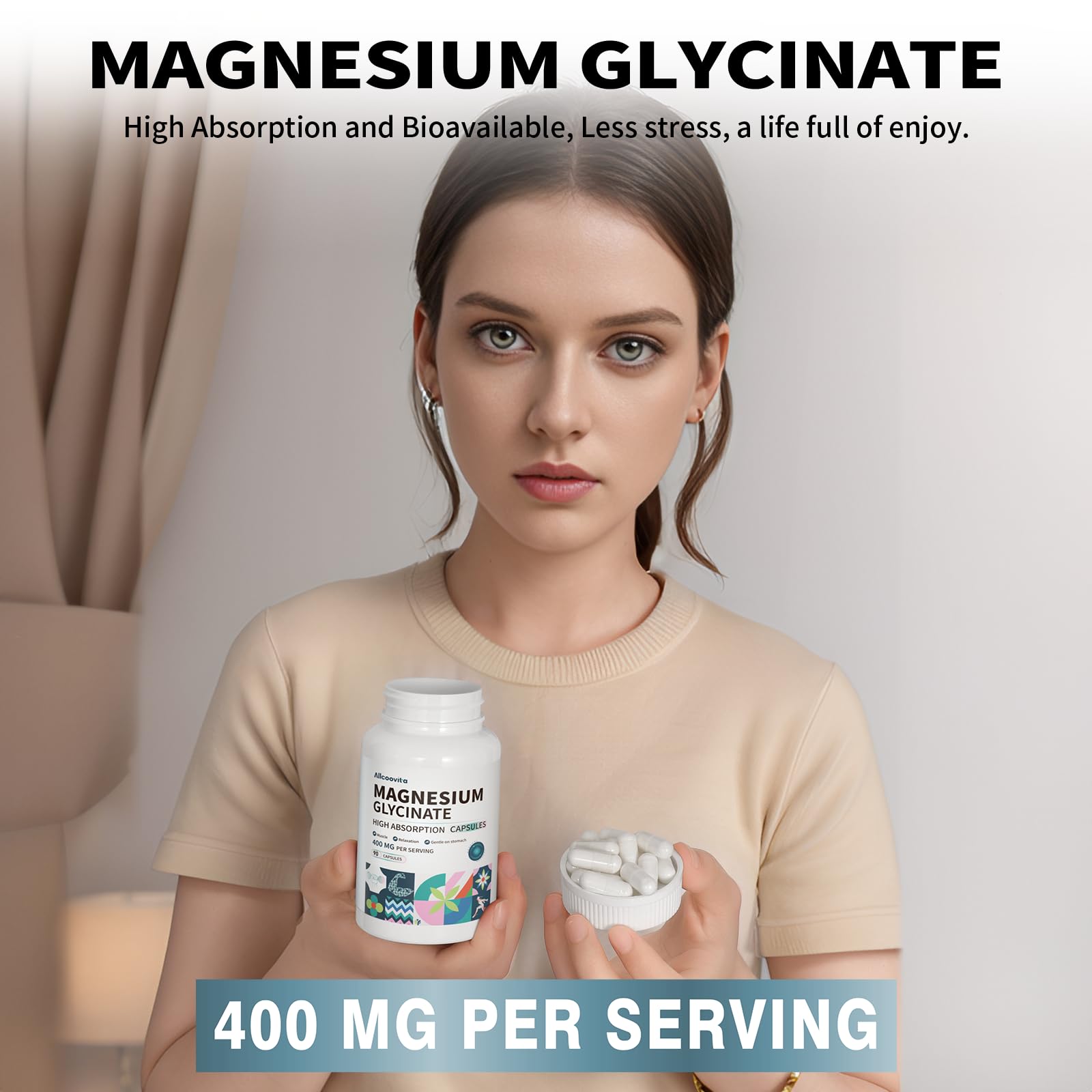400 MG magnesium glycinate dosage