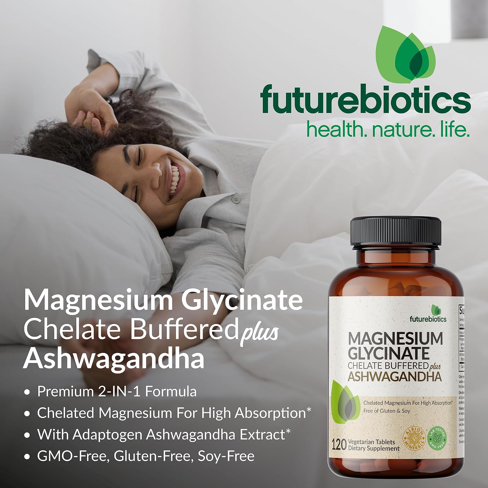 400 mg Magnesium Glycinate tablets