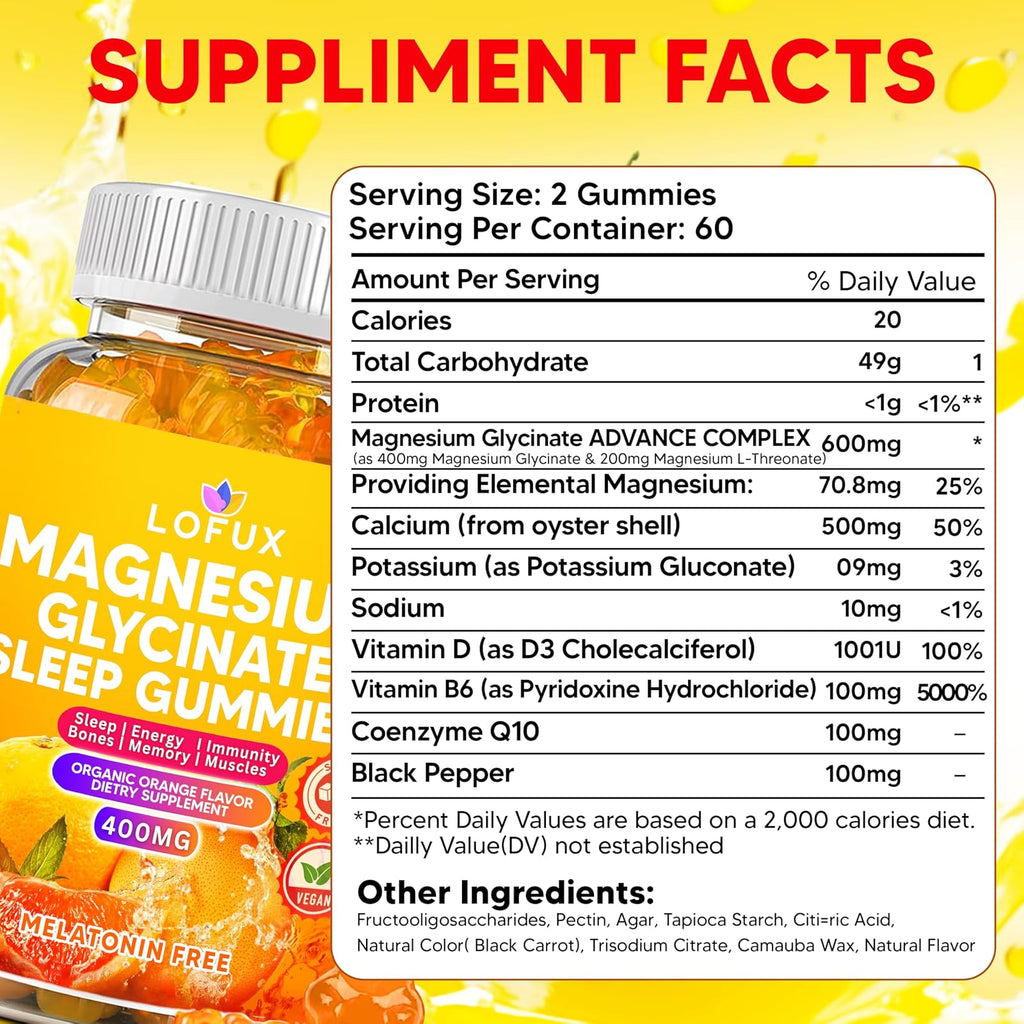 400 mg magnesium gummies for better sleep
