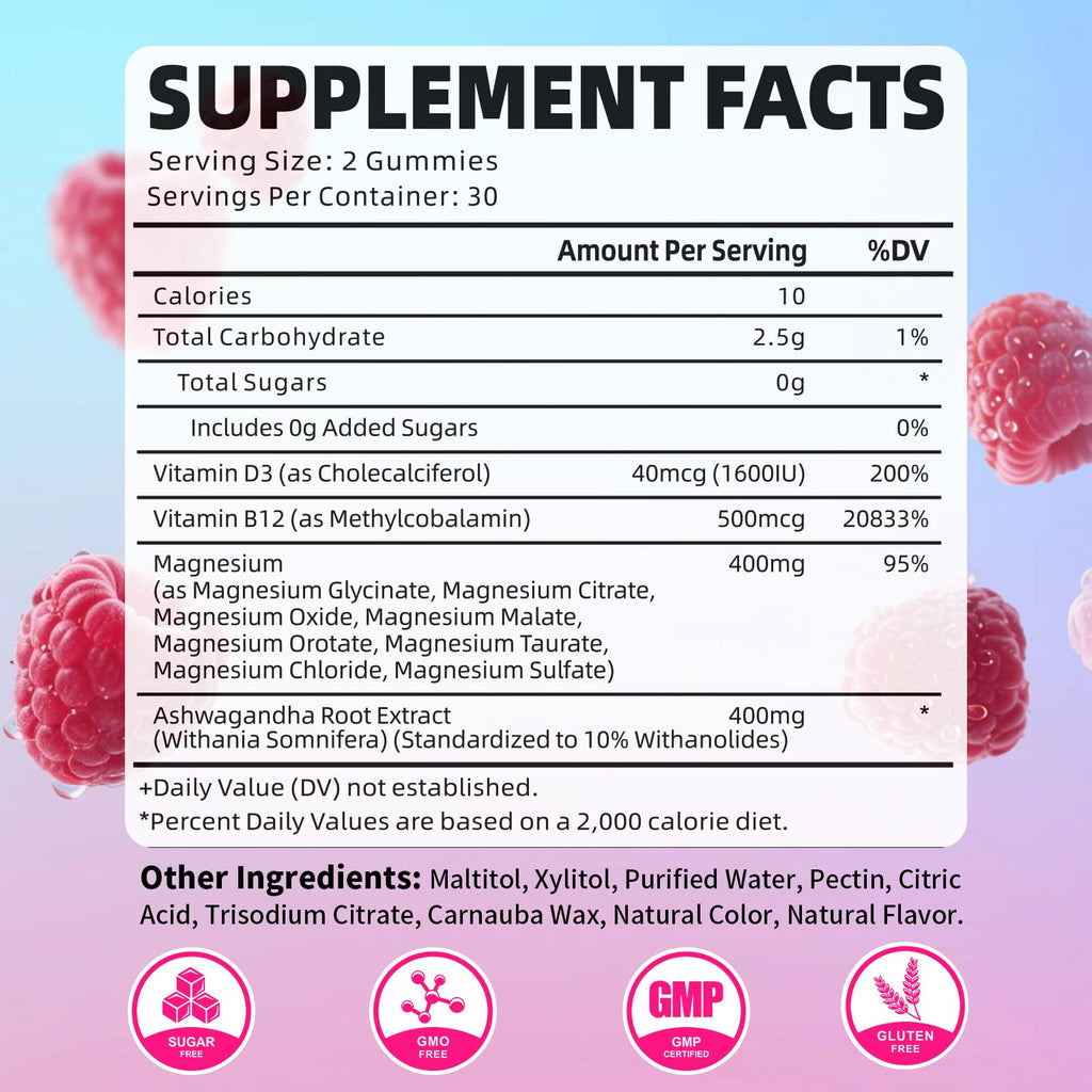 400 mg magnesium gummies for sleep support