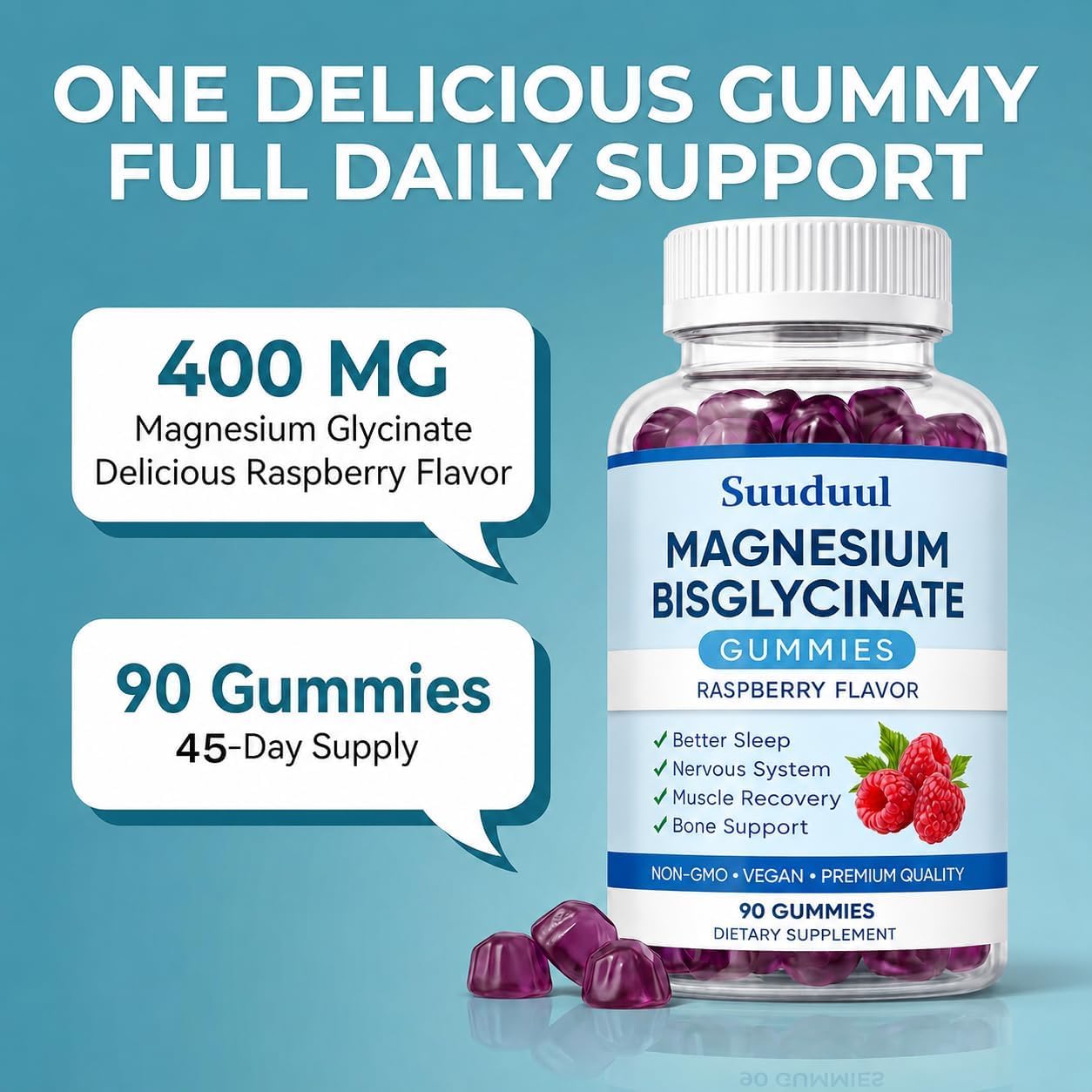 400 mg magnesium gummies for sleep support