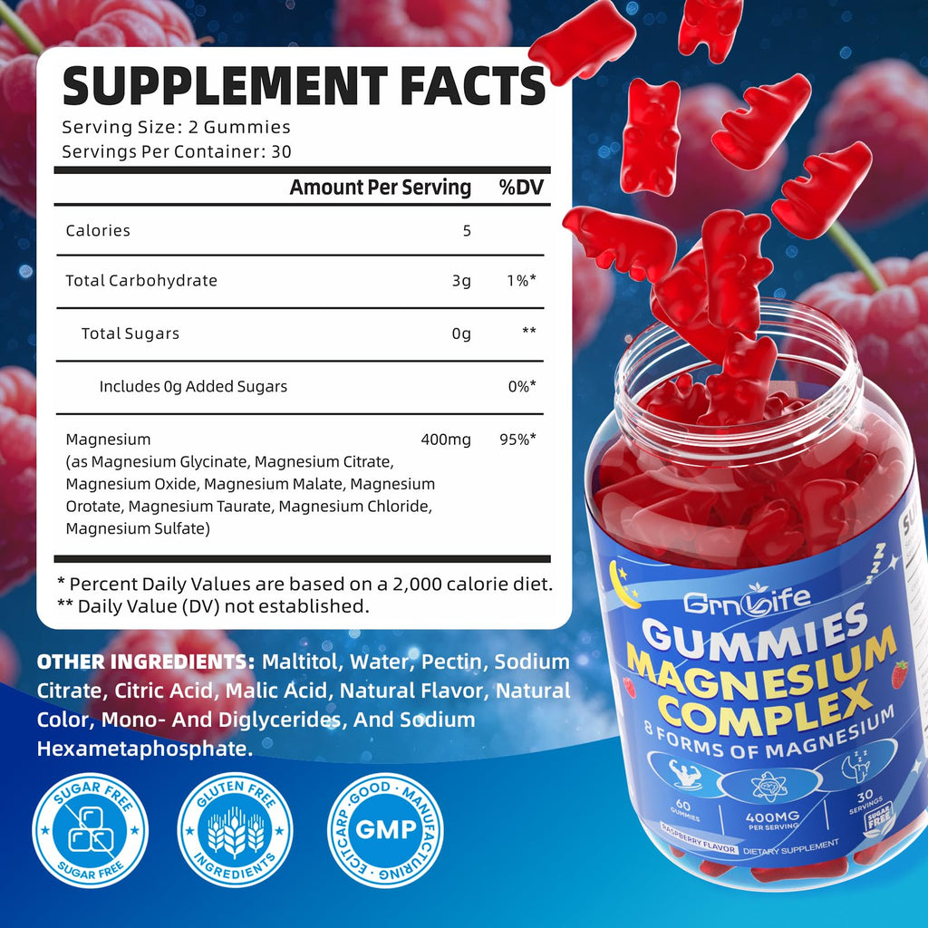 400 mg magnesium gummy supplement