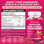 400 mg Magnesium Oxide gummies for sleep support