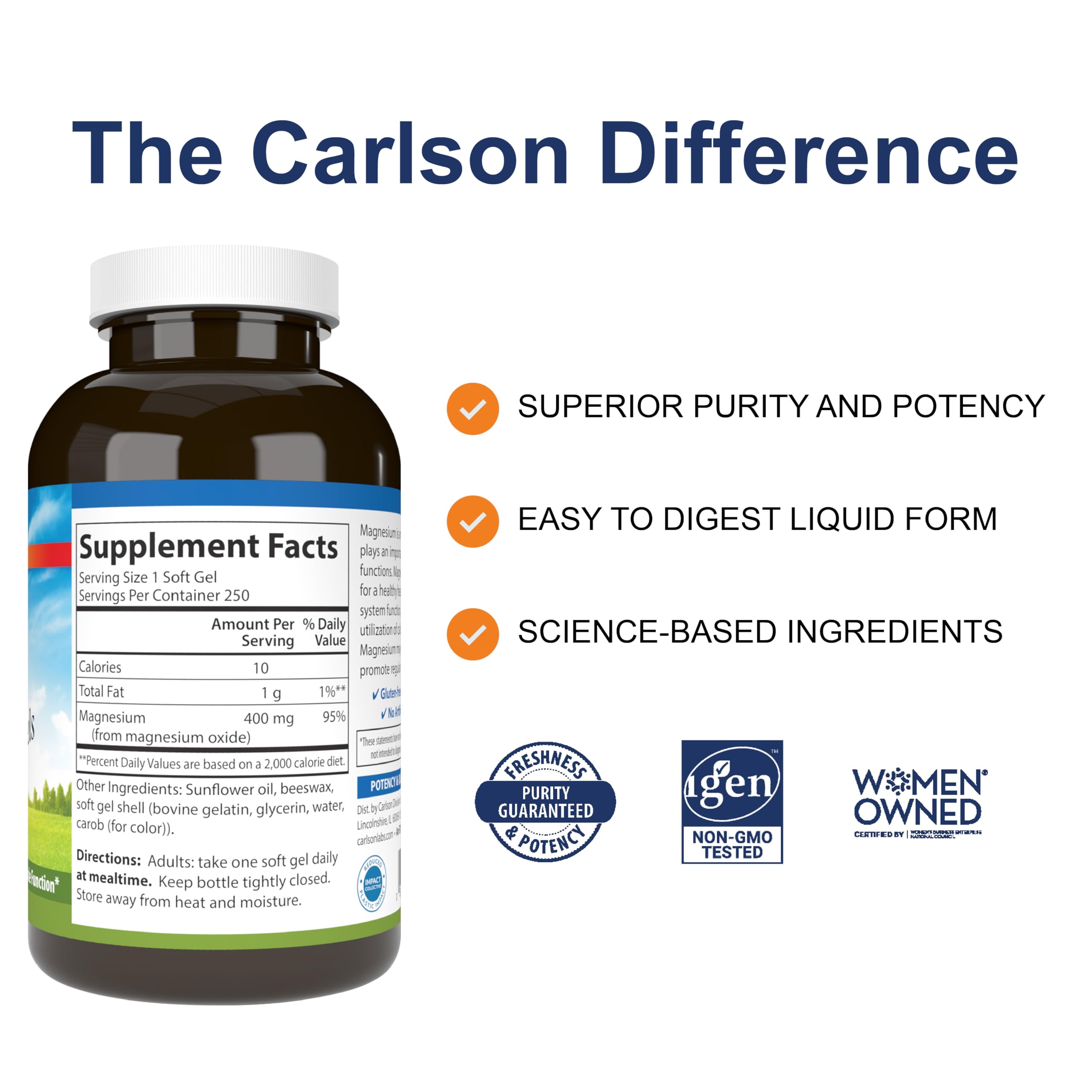 400 mg magnesium softgels for daily wellness