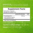 400 mg phosphatidylserine supplement benefits