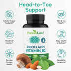 400 mg riboflavin vegetable capsules