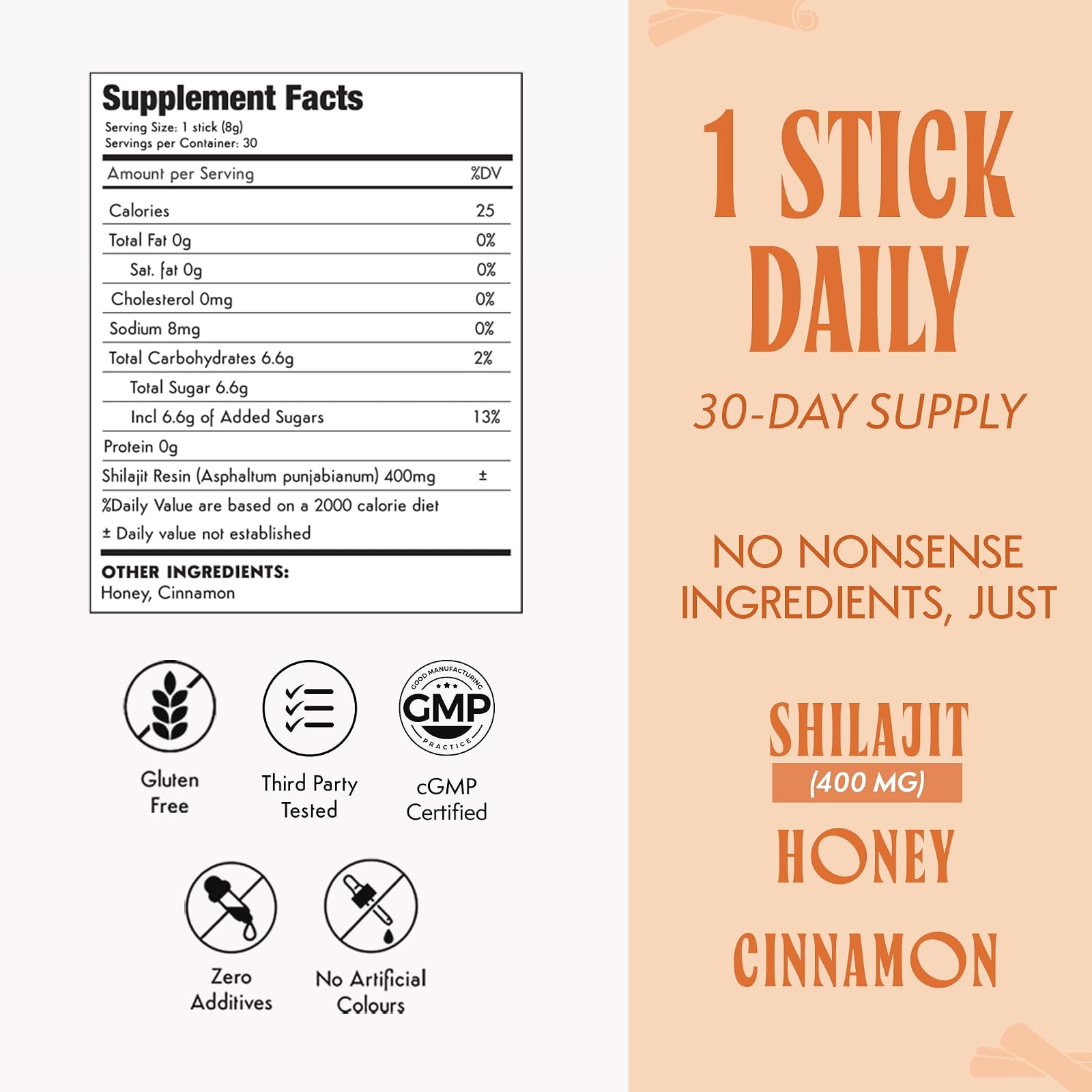 400 mg Shilajit for endurance